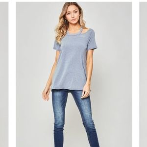 Tops | Rainn Cutout Tee | Poshmark